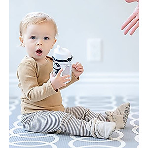 Lollaland Panda Bear, 9 ounce, 6 months Plus, Spill and Leak Proof, Bite Proof, Easy Grip, Hard Spout, BPA Free, Dishwasher Safe, Sippy Cup