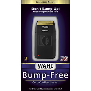 Wahl 7060-700 Bump-Free Shaver Rechargeable Cord or Cordless