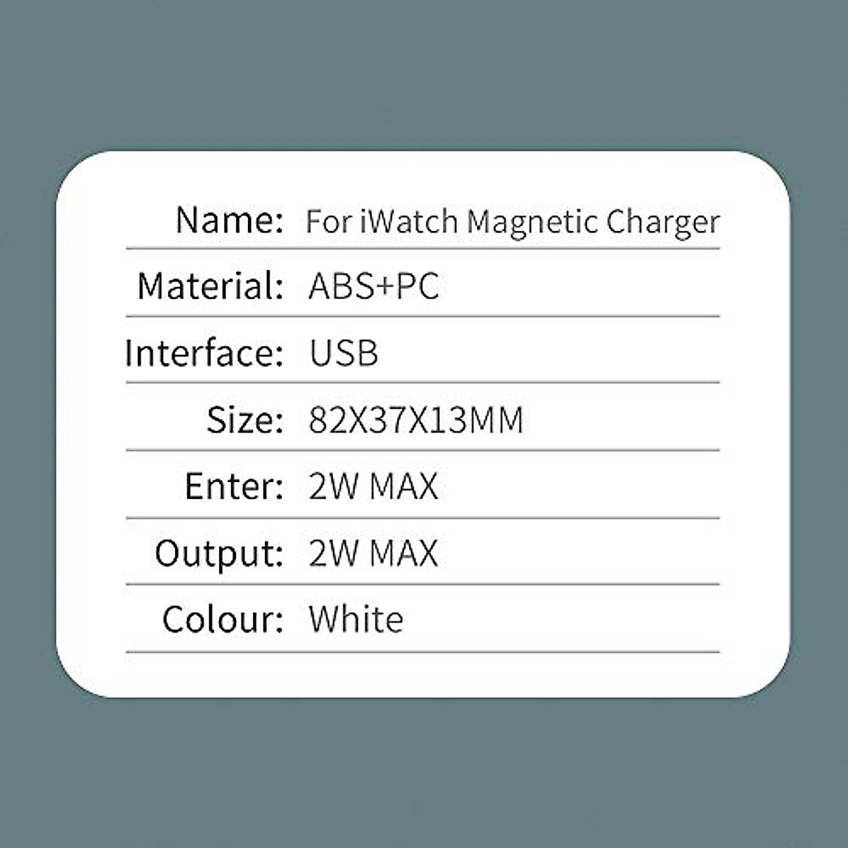USB Charger for Apple Iwatch Watch, Magnetic Travel Portable Wireless chargering Compatible for Apple Watch Series 8 7 6 SE 5 4 3 2 1 44mm 42mm 40mm 38mm No Cable Charger