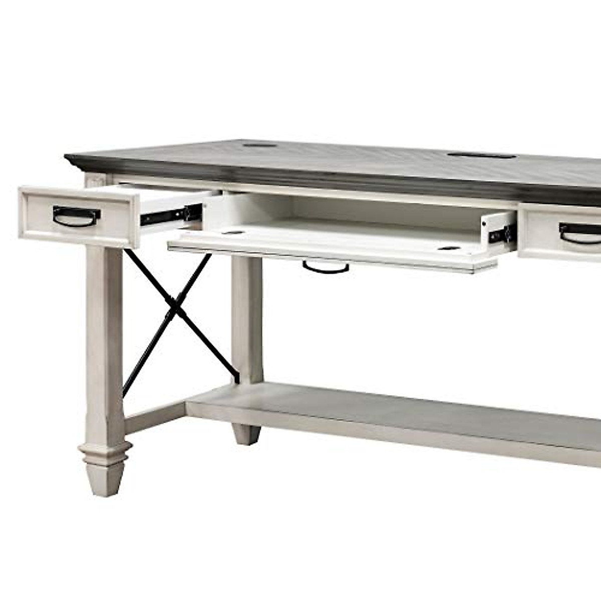 Martin Furniture Writing Table, White
