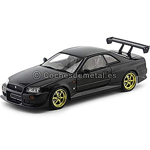 Greenlight 19030 1999 Nissan Skyline GT-R (R34), Black