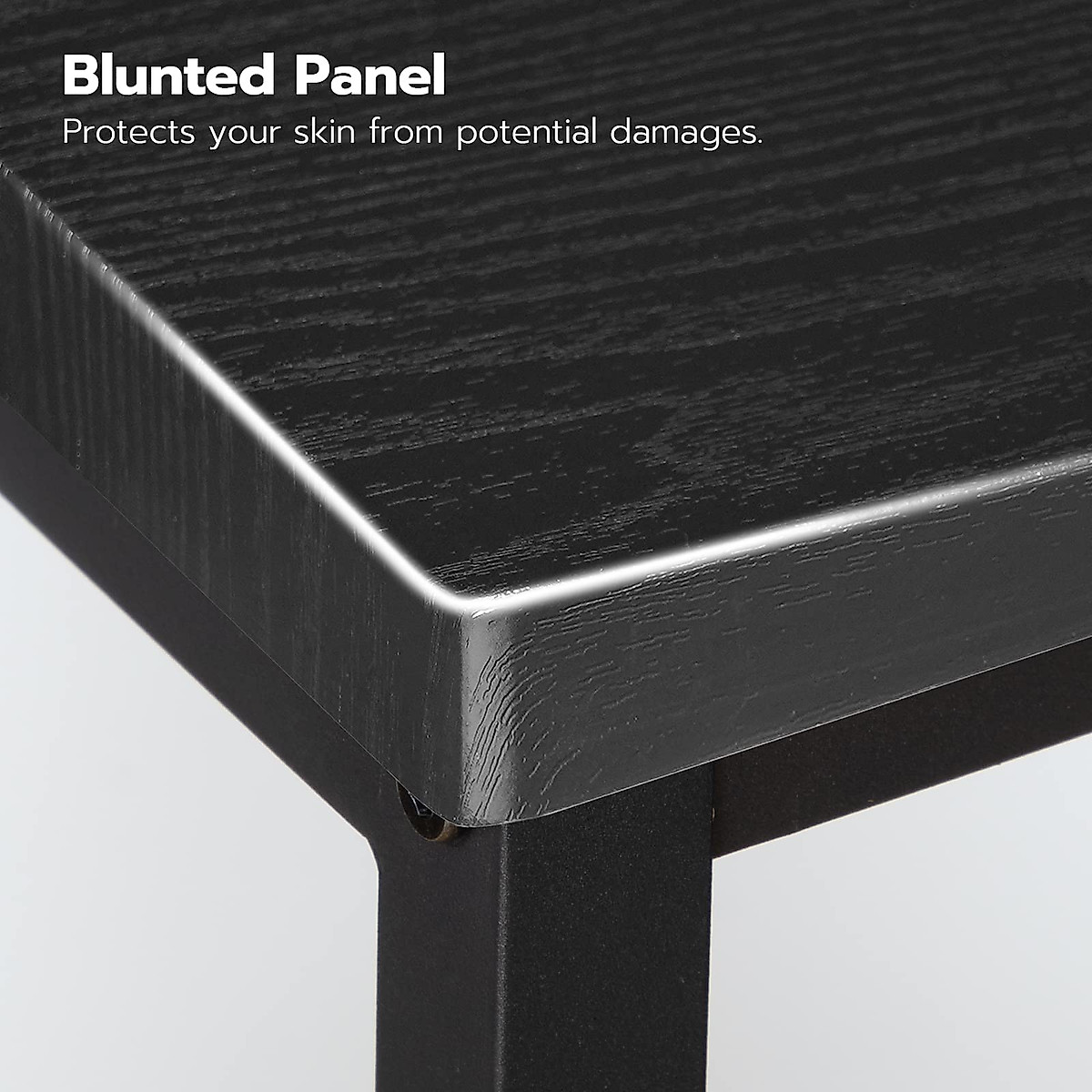 HOOBRO Bar Stools, Set of 2 Bar Chairs, 23.6 Inch Saddle Stools, Kitchen Counter Stools with Footrests, Industrial Stools for Dining Room, Kitchen, Counter, Bar, Black BB02MD01