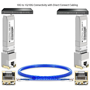 OPSTRAN 10GBASE-T SFP+ RJ45 Copper Transceiver Module Compatible with HPE Aruba ProCurve JL563A 10G SFP+ 30m Cat6a/7