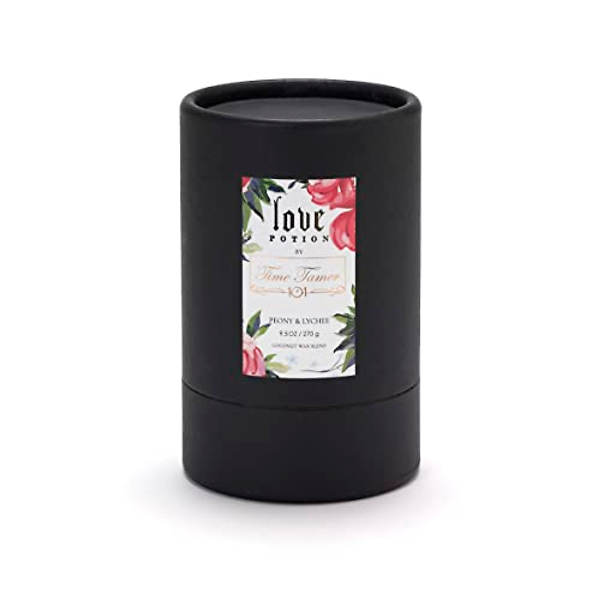 Time Tamer 101™ Love Potion - Peony & Lychee Strong Scented Candle – Beautifully Packaged Luxury Gift Candle for Women – Stylish & Elegant - Soy Coconut Natural Wax - 50 Hrs