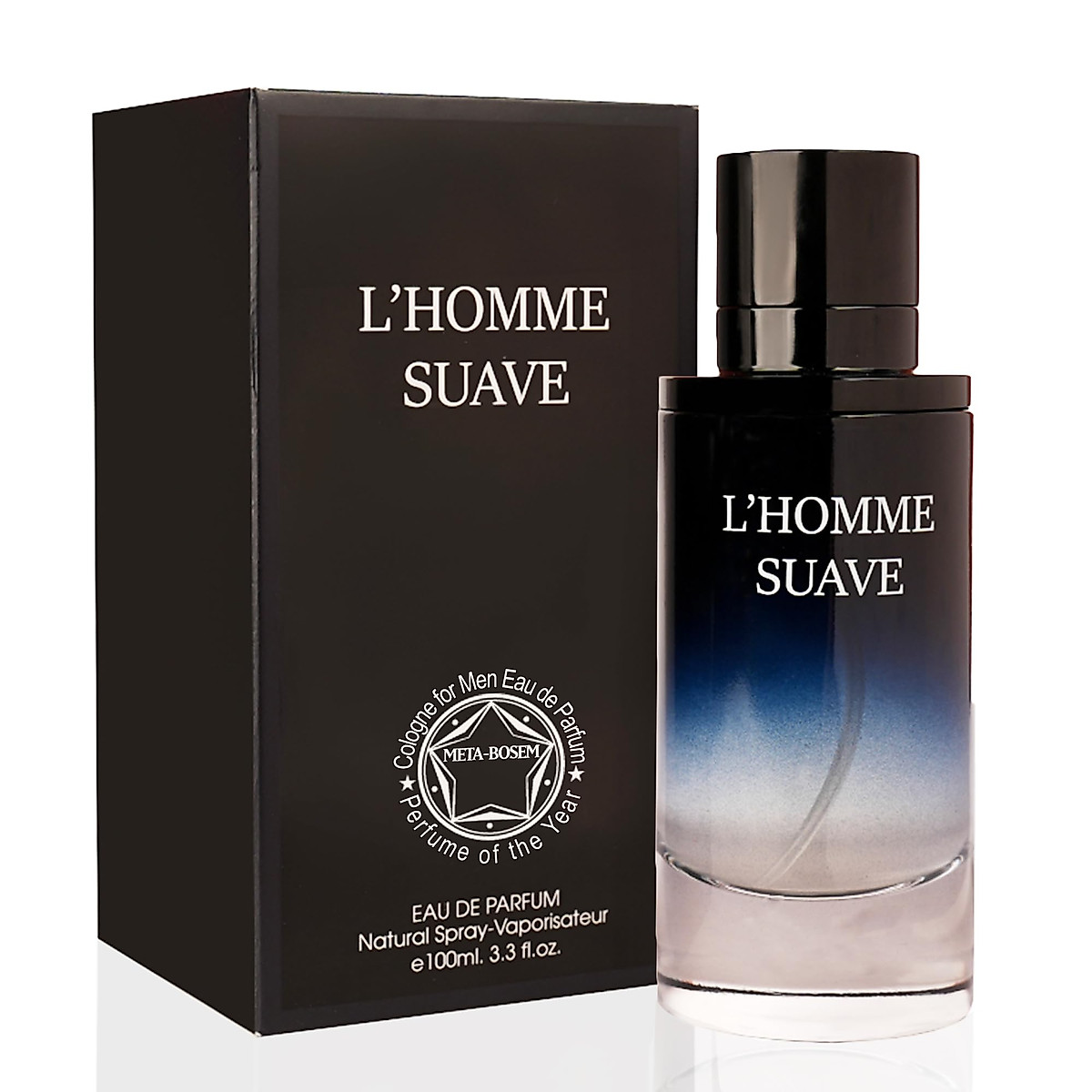 META-BOSEM Savage Cologne for Men, Eau de Toilette Natural Spray, Wonderful Fragrance Gift, Signature Scent, Daytime & Casual Use, 3.4 Fluid Ounce/100 Ml