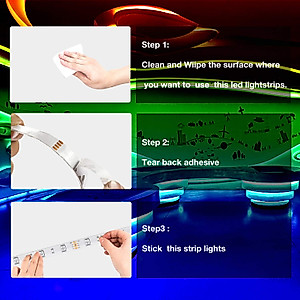 DAYBETTER Smart WiFi App Control Led Strip Lights Work with Alexa Google Assistant -16.4 feet
