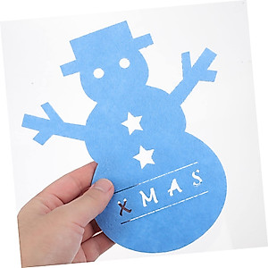 NOLITOY 32 Pcs Utensil Holder for Party New Year Cutlery Holder Silverware Holder for Party Xmas Silverware Holder Utensil Holders Utensil Pouch Blue Felt Cutlery Set Tableware Felt Cloth