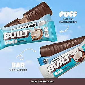 Built Protein Bars Variety Pack, High Protein Bars, On-the-go Snacks, Breakfast Bar, Mixed Sampler: 12 Pack