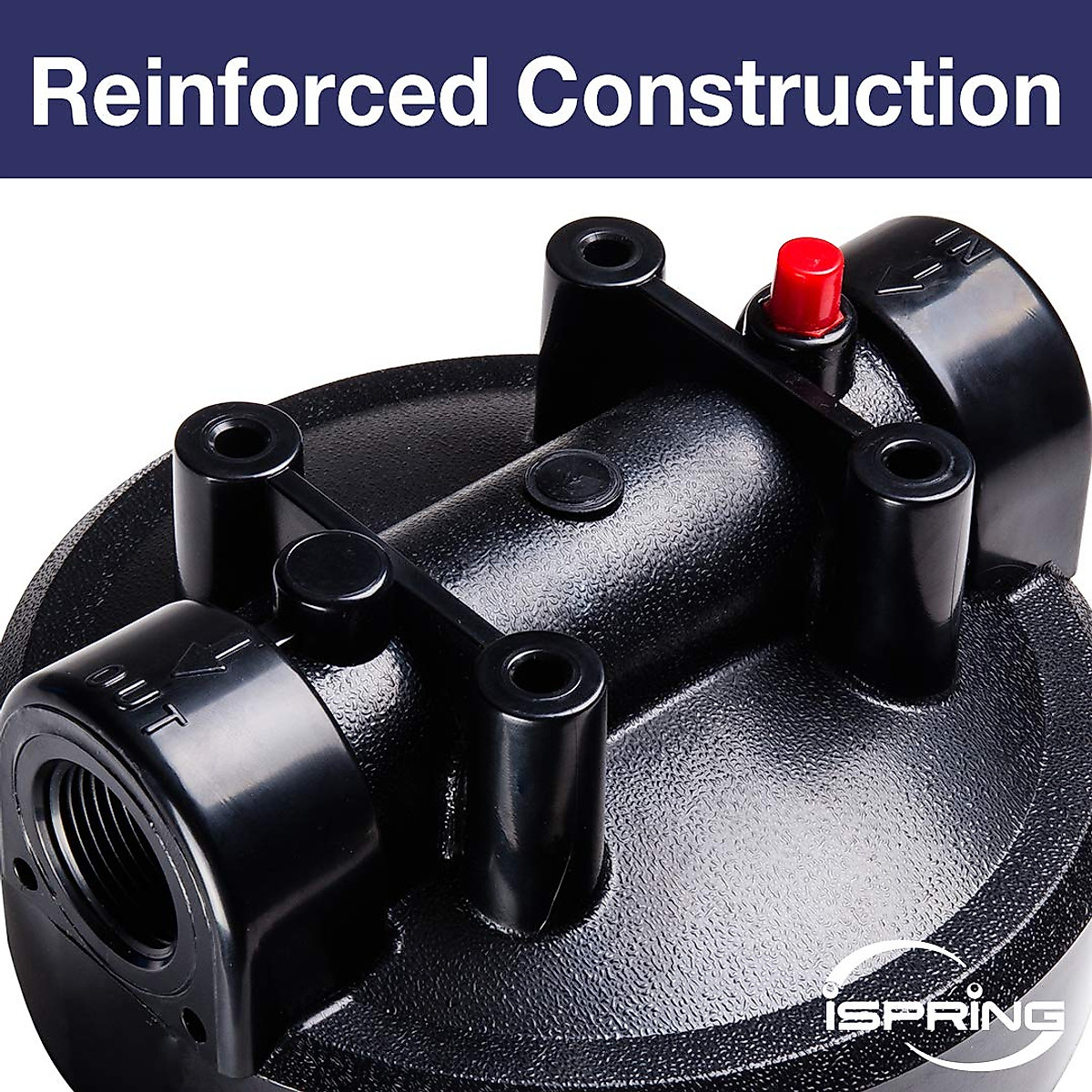 iSpring Whole House Water Filter ,20" x 4.5", Reduces Scale Water Filters,Whole House Water Filtration System ,Model:WDS150K , Blue