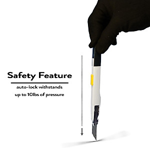 TINYBOT 30 Degree Precision Balanced Retractable Vinyl Film Wrap Razor Installation Knife - QTY 1