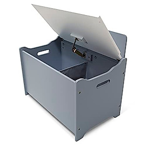 Gap GapKids Toy Box - Greenguard Gold Certified, Grey/White