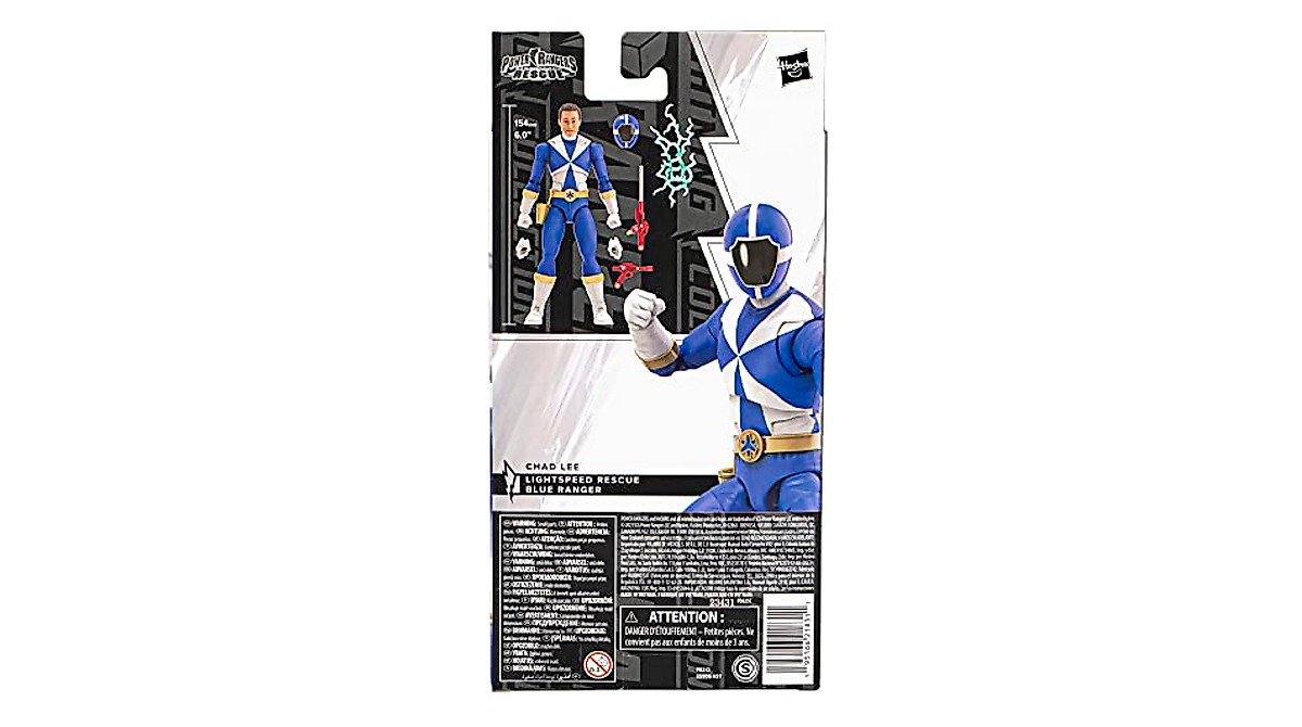 Collectible Power Rangers Lightspeed Rescue Blue Ranger Figure