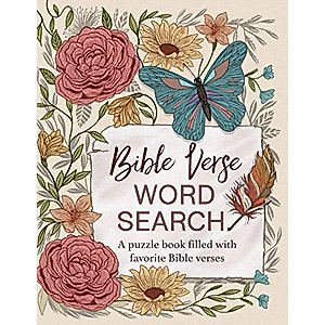 Bible Verse Word Search: A Puzzle Book Filled With Favorite Bible Verses