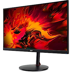 Acer Nitro XV252Q Zbmiiprx 24.5" Full HD (1920 x 1080) IPS Zero-Frame FreeSync Premium Gaming Monitor, DisplayHDR400, 99% sRGB, Up to 280Hz, Up to 0.5ms (Display Port & 2 x HDMI 2.0 Ports), Black