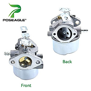 POSEAGLE 640054 Carburetor Replaces 640052, 640054, 640349, 640058, 640058A, Oregon 50-659, Rotary 14110 for Tecumseh HMSK80 HMSK90 HMSK100 LH318SA LH358SA 8HP 9HP 10HP Snowblower Generator Chipper