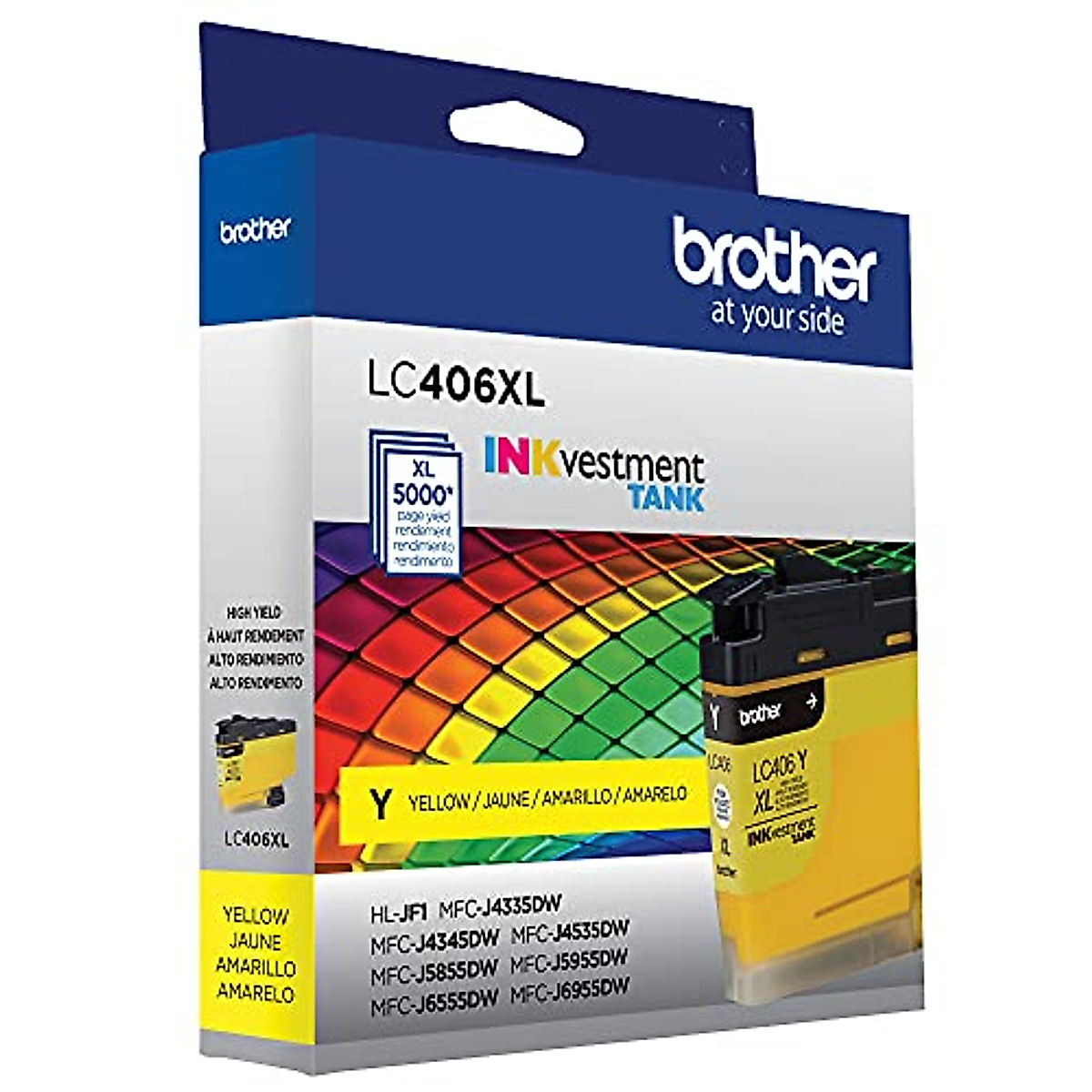 Brother LC406XLY High Yield Yellow Ink Cartridge