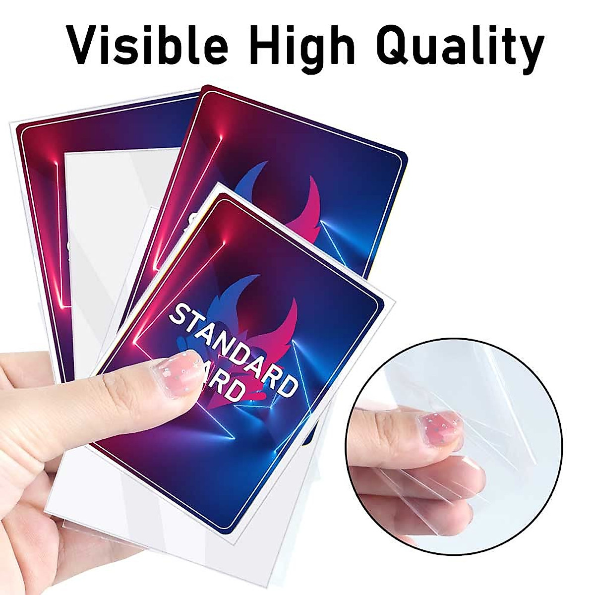 Card Sleeves Toploaders for Trading Cards, Soft Clear Baseball Card Sleeves Penny Sleeves Fit for Sprots Cards, MTG, Game Cards, Football Cards (1000)