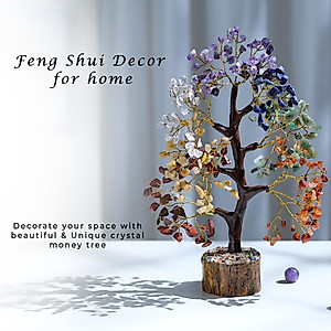 PYOR Chakra Tree of Life, Crystals, Gifts for Women, Crystal Tree, Money Tree, Crystals and Healing Stones, Home Decor, Crystal Tree for Positive Energy