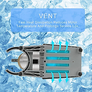 KOFOHON Shaved Ice Machine Electric Ice Crusher Double Cover 110V 300W Stainless Steel Dual Blades Snow Cone Machine Gray 143lbs/hr 1400r/min for Home and Commercial