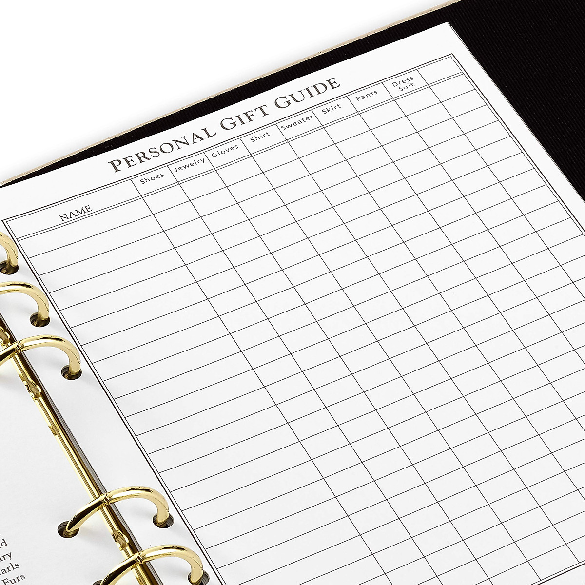 Hallmark Refillable Address Book (Cream)