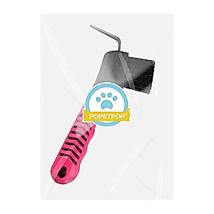 POPETPOP Horse Hoof Pick Comfortable Soft Grip Hoof Picks Horse Grooming Tools Hoof Pick with Brush for Home Beauty Salon Barber (Random Color)