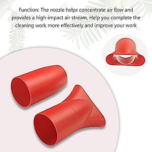 KitchenKipper Leaf Blower Flat Tip Nozzle and Flare Nozzle Tip for Milwaukee M18 2724-20 & 2724-21 Fuel Leaf Blower, Work for Drying, Blow-Drying -Leaf Blower Flat Nozzle Tip