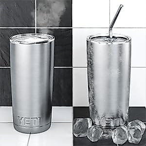 20/10 OZ - 2 Replacement Lids for Yeti Tumblers like Yeti Lids - 3.3 Inch Diameter - Spill Proof Lids for Yeti Tumblers - Tumbler Lid for Yeti Tumbler 20/10 oz, Tumbler Lids 20 & 10 oz Replacement Lid