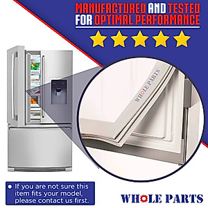 Whole Parts Refrigerator French Door Seal Gasket Part# DA63-06542A - Replacement & Compatible with Some Samsung Refrigerators