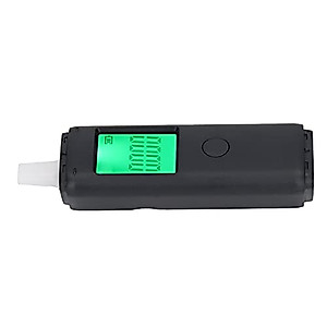 Alcohol Breathalyzer, Portable Breath Alcohol Tester with 5 Blowpipes and USB Cable, 0.000 to 0.190 BAC High Sensitivity Handheld Breath Alcohol Tester