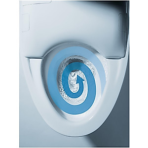 TOTO® NEOREST® NX1 Dual Flush 1.0 or 0.8 GPF Toilet with Integrated Bidet Seat, EWATER+® - Cotton White - MS902CUMFG#01