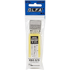 OLFA 9167US KB4-S/5 Precision Art Blade, 5-Pack