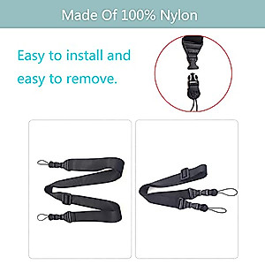 Gowjaw 3 Pack Adjustable Shoulder Strap:Comfortable for iPad Strap Nylon Neck Lanyard for iPad/Samsung Tablet Case,Camera Binocular Crossbody Laptop Luggage Bag