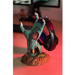 Gaming Controller Holder One More Life | Controller Holder Figure | Headphone Stand & Controller | Gaming Accessories for Desk | Gamer Gifts