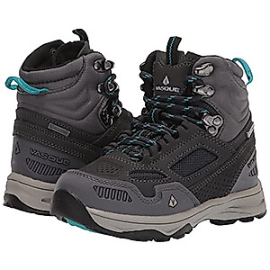 Vasque Kids Breeze Waterproof Hiking Boot, Magnet/Baltic, 2 Medium