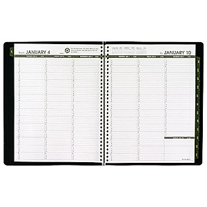 AT-A-GLANCE Weekly / Monthly Appointment Book / Planner 2016, Recycled, 8.25 x 10.88 Inches, Black (70-950G-05)