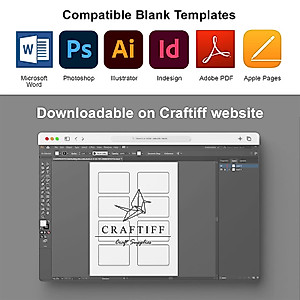 2x3 inch Rectangle Stickers Labels Matte White, Pack of 200, for Inkjet and Laser Printer, Vinyl Sheets Packaging Address Mail Business Craftiff