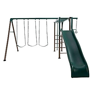 Lifetime 91028 Monkey Bar Adventure Swing Set, Earthtone