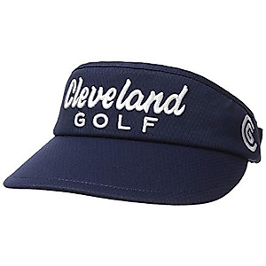 Cleveland Golf Mens Performance Visor, Navy, One Size Fits All