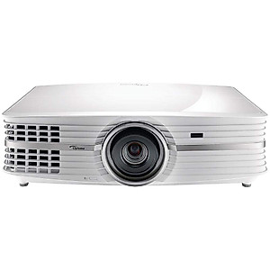 Optoma UHD60 True 4K UHD Projector, Bright 3000 Lumens, Entertainment and Movies, Rec.2020 with DCI-P3 for Wide Color Gamut, HDMI 2.0 and HDR10, WHITE
