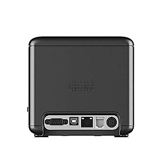 Meihengtong 3'1/8 80mm Thermal Receipt Printer, 250mm/s POS Printer with Auto Cutter, USB Serial Ethernet LAN Windows Driver ESC/POS RJ11 RJ12 Cash Drawer, Support Windows/Mac, not Work with Square