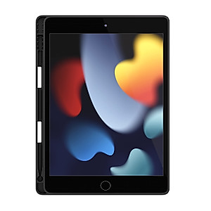 NEXT ONE Roll Case Compatible with iPad 10.2" (9th Gen), iPad 10.2" (8th Gen), iPad 10.2" (7th Gen)|Black