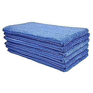CleanAide All Purpose Mega Microfiber Mop Pads for 24 inch Plate 6 Pack