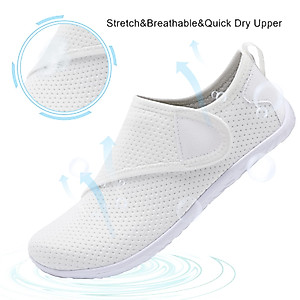 Spesoul Womens and Mens Water Shoes Breathable Quick Dry Swim Shoes Barefoot Aqua Socks Beach Shoes for Pool River Yoga Outdoor Water Sports 8-9 Women Women/6.5-7 Men