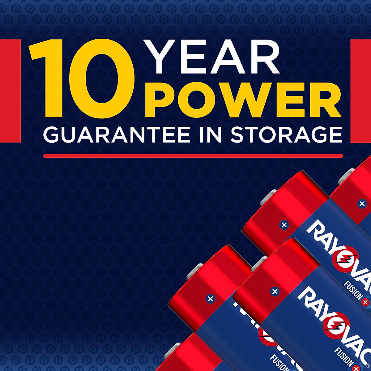 Rayovac Fusion C Batteries, Premium Alkaline C Cell Batteries (4 Battery Count)