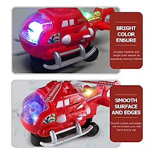 4pcs Universal Helicopter Toddler Toy Glowing Helicopter Toy Kids Helicopter Portable Helicopter Toy Assembly Helicopter Plaything Funny Helicopter Kids Plaything Children Toy