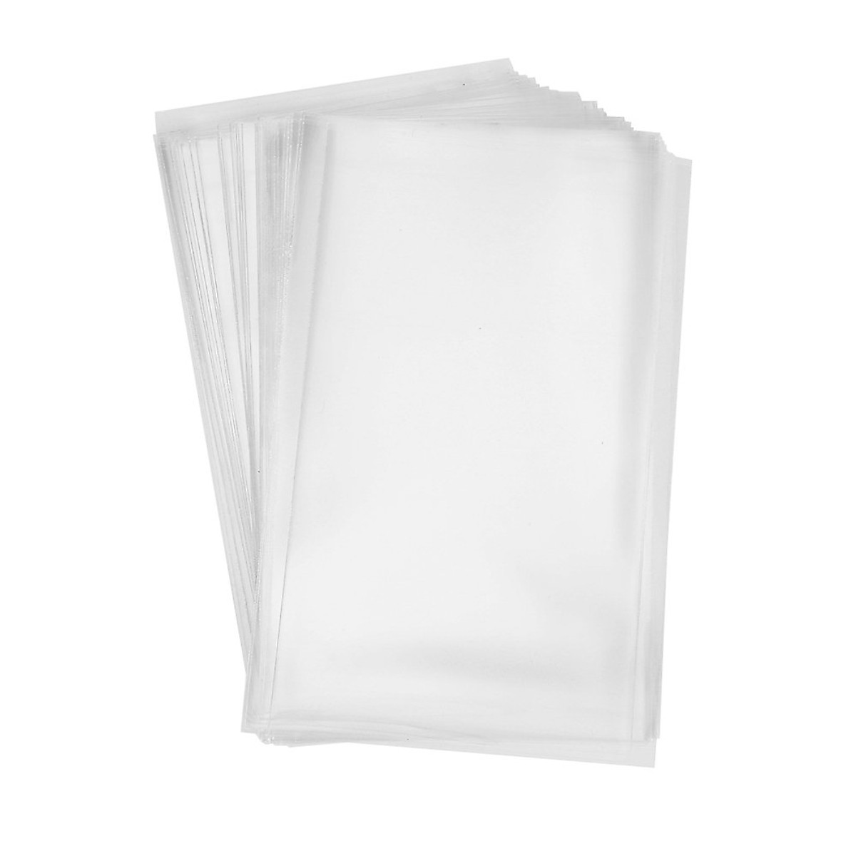 200 Clear Treat Bags 6x9 with 4" Twist Ties 6 Mix Colors - Thick OPP Plastic Cello Bags for Wedding Cookie Birthday Cake Pops Gift Candy Buffet Supplies (6'' x 9'')