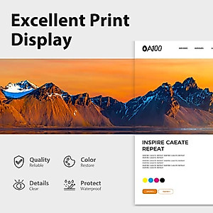 OA100 210XL 211XL Remanufactured Ink Cartridge Replacement for Canon 210XL 210 PG-210XL 211 211XL for Pixma MP250 MP280 MP495 IP2702 MX410 MX340 MX330 Printer (1 Black, 1 Tri-Color, 2 Pack)