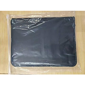 Leathario Portfolio Binder, A4 Padfolio Office Organizer, Business Folder Accessories with Zipper, Superior Vegan Leather, 9.7 Inch Tablet Sleeve, Writing Pad Document for Men Women, Card Storage