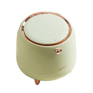 LtyTz Cute Mini Trash Can with Lid Small Desktop Office Garbage Can for Bathroom Vanity, Desktop, Office or Coffee Table (Light Green)