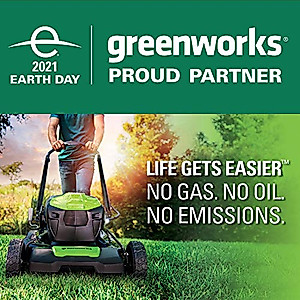 Greenworks 2 x 24V (48V) 21" Brushless Cordless Self-Propelled Lawn Mower, (2) 5.0Ah USB Batteries (USB Hub) and Dual Port Rapid Charger Included